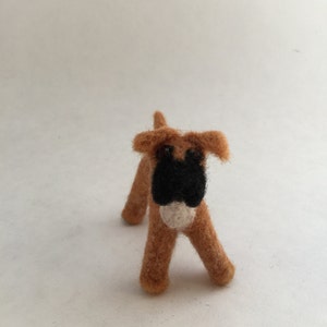 Needle-felted Boxer Dog Sculpture - Etsy