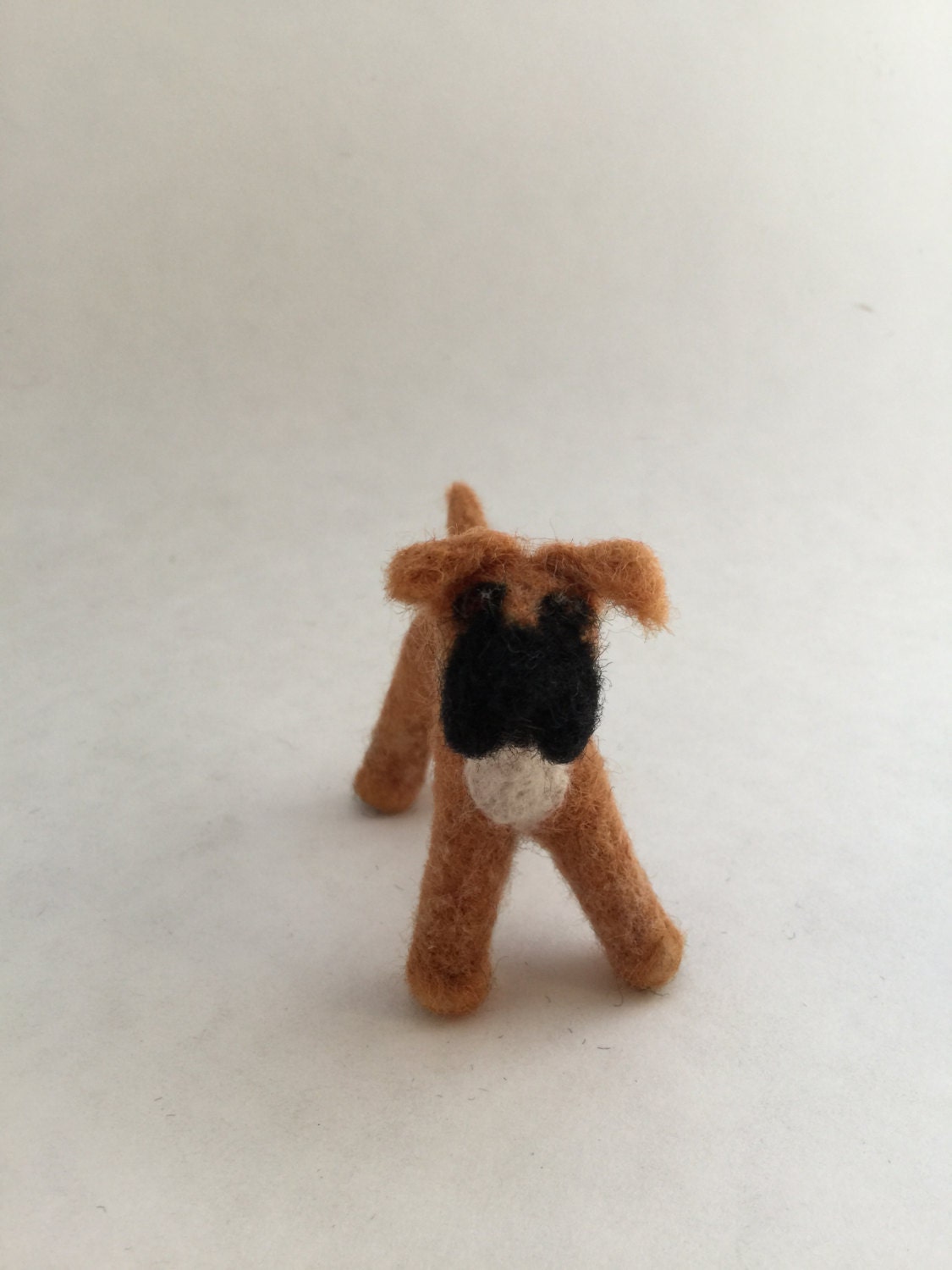 Needle-felted Boxer Dog Sculpture - Etsy