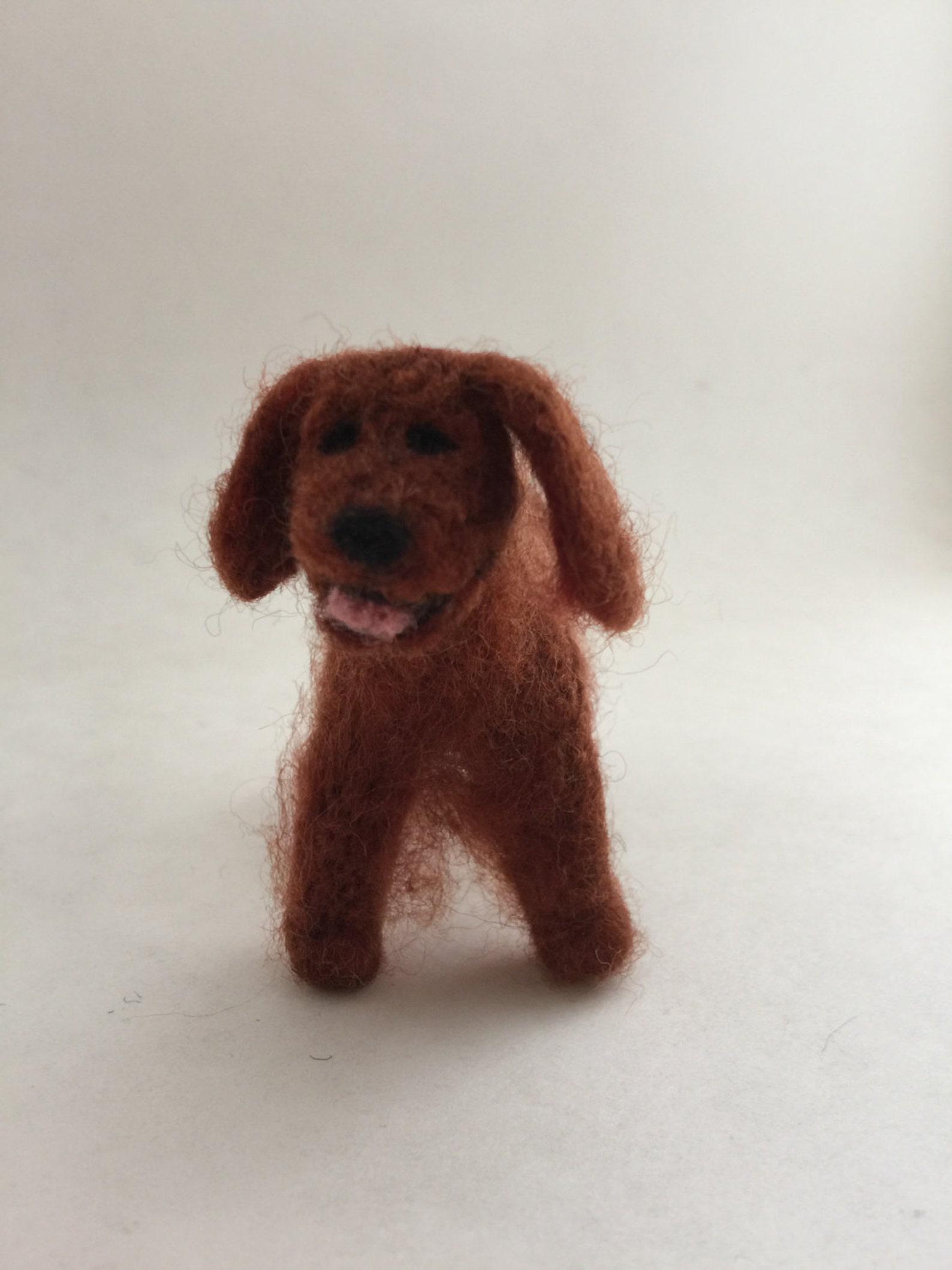 Needle-felted Red Setter Dog Sculpture - Etsy
