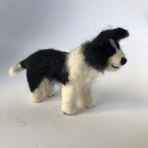 Needle-felted Border Collie Dog Sculpture - Etsy