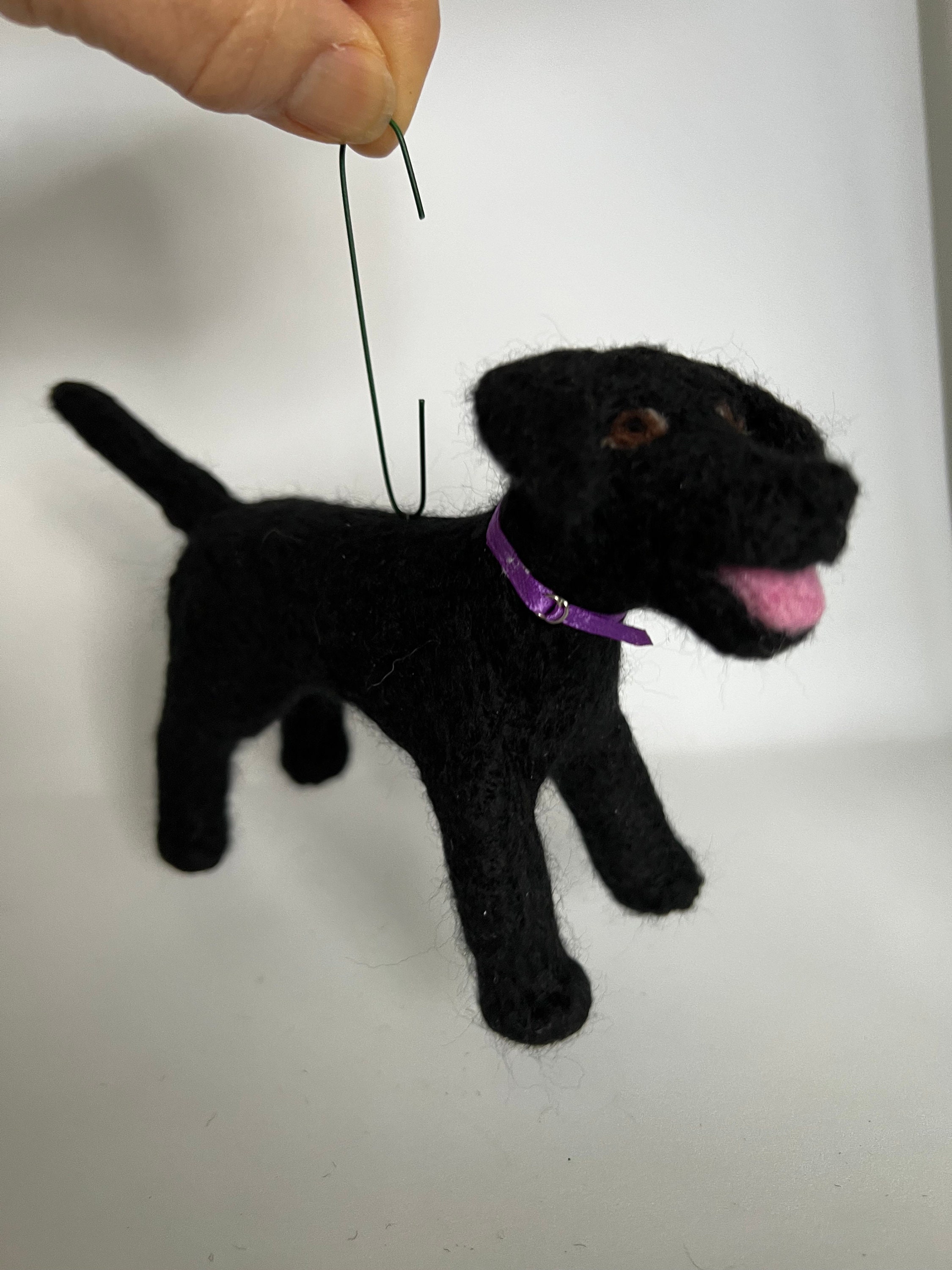 Needle-felted Black Labrador Retriever Dog Sculpture - Etsy