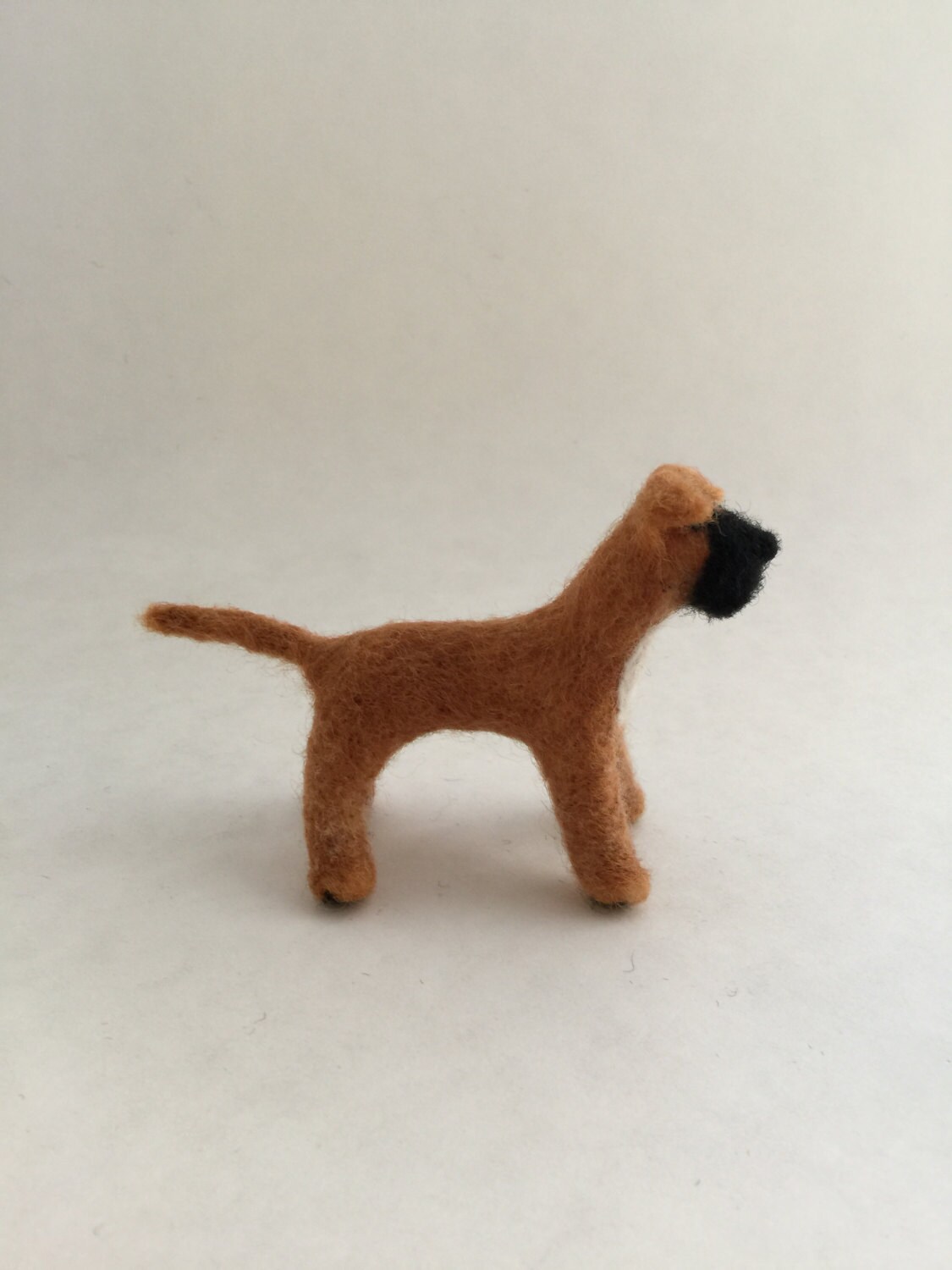 Needle-felted Boxer Dog Sculpture - Etsy