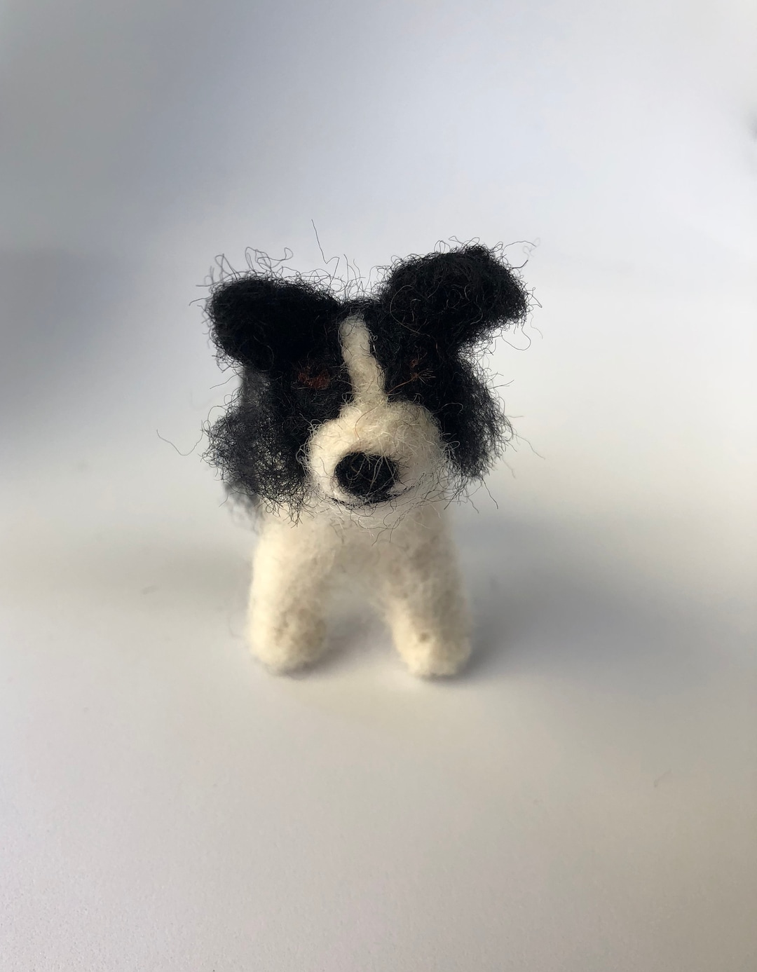 Needle-felted Border Collie Dog Sculpture - Etsy