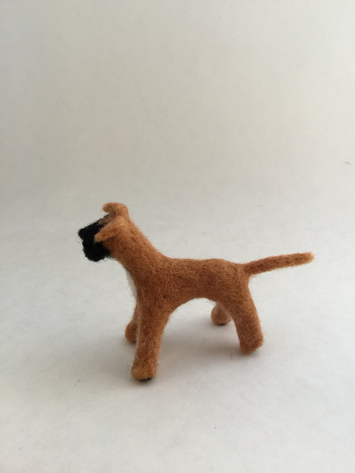 Needle-felted Boxer Dog Sculpture - Etsy