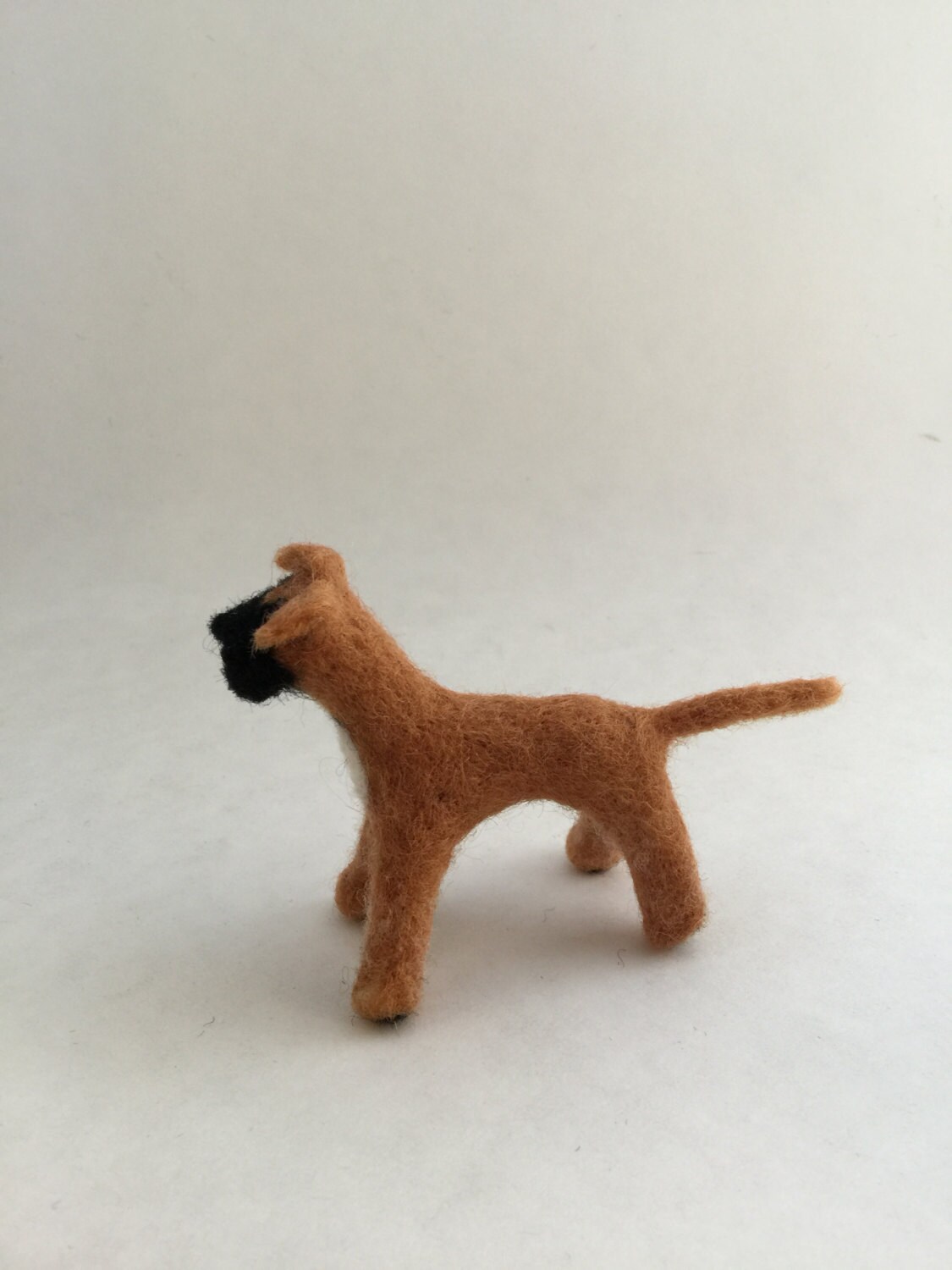 Needle-felted Boxer Dog Sculpture - Etsy