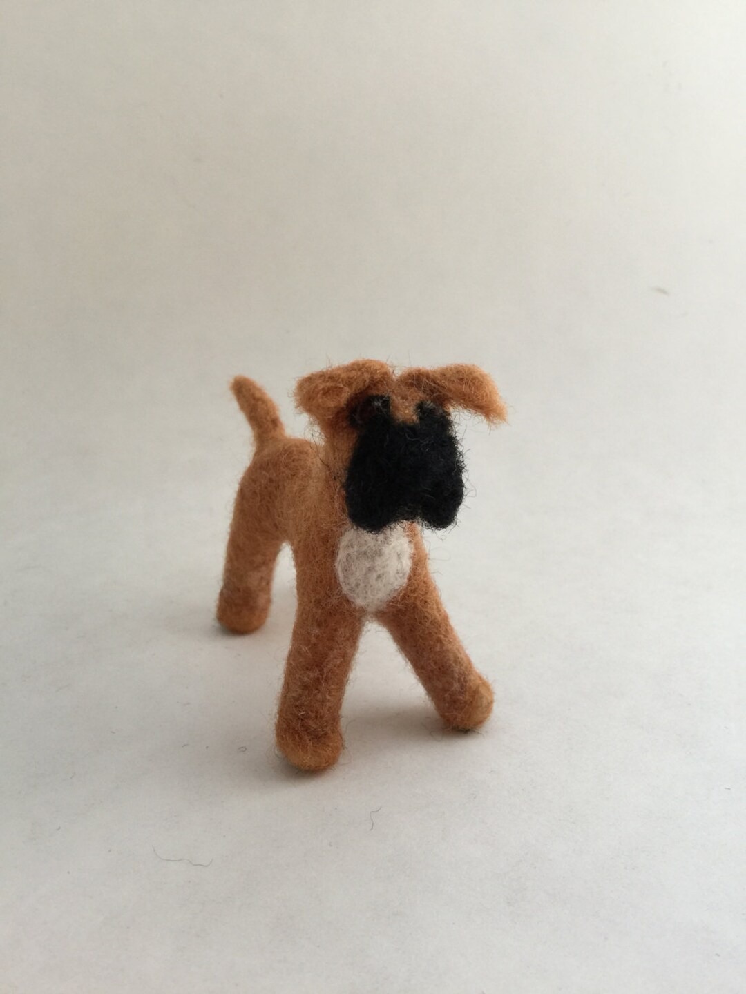 Needle-felted Boxer Dog Sculpture - Etsy