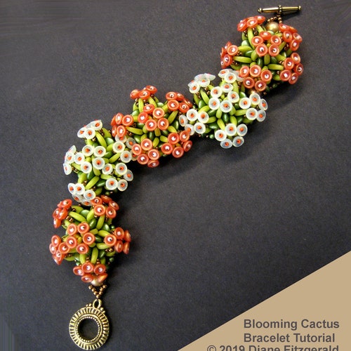 Blooming Cactus Bracelet Tutorial - Etsy