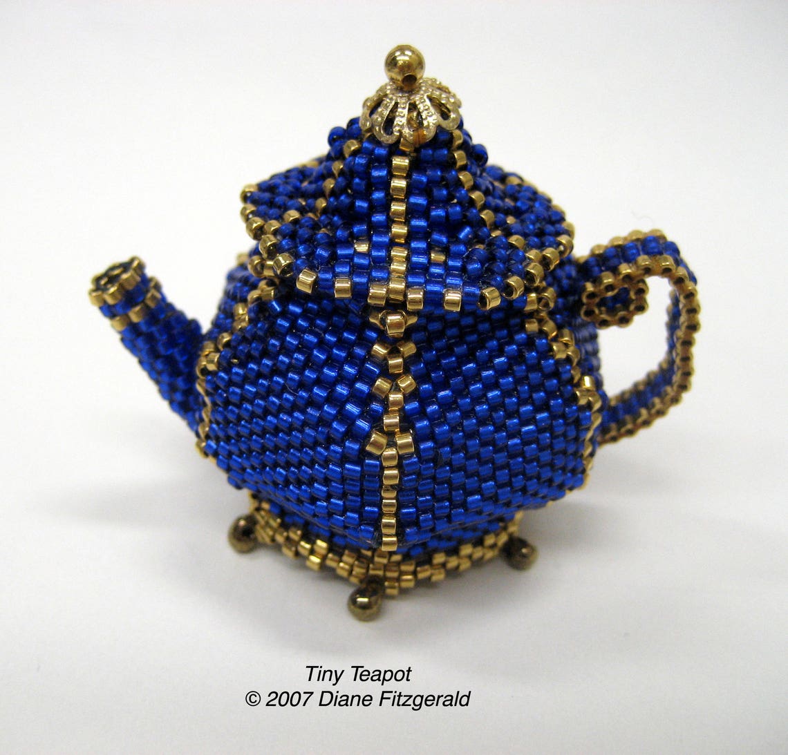 Tiny Beaded Teapot and Cup (pendant or Decorative Object) Tutorial - Etsy