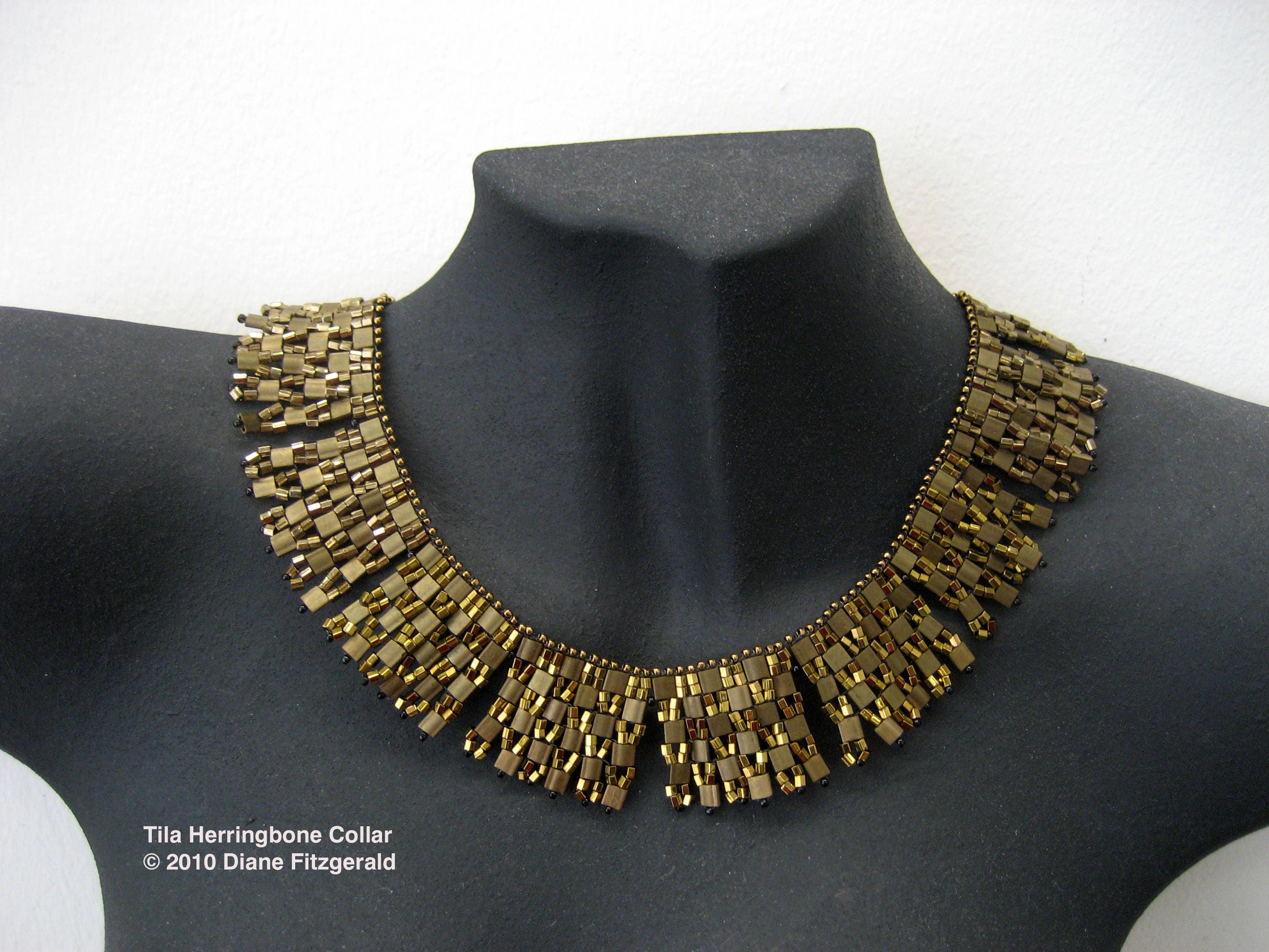 Tila Herringbone Collar TUTORIAL - Etsy