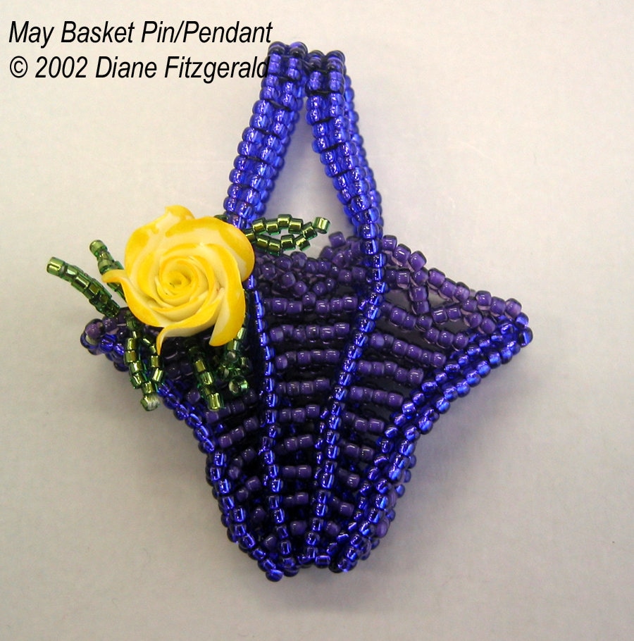 May Basket Pin/pendant Tutorial - Etsy