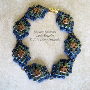 Riveting Diamond Links Bracelet Tutorial - Etsy