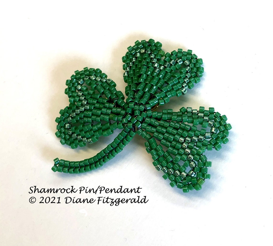 Shamrock Pin/pendant - Etsy