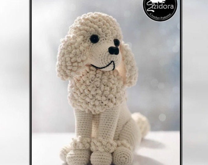 PATTERN (english Only): Poodle Puppy - Crochet Dog, Crochet Puppy ...