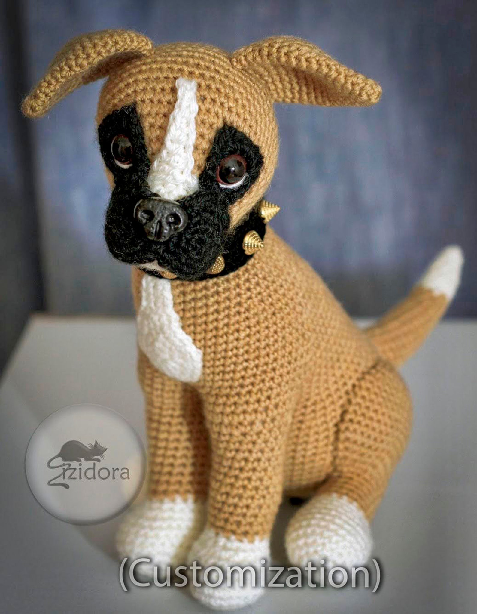 PATTERN english Only: Boxer Puppy Crochet Dog Crochet - Etsy