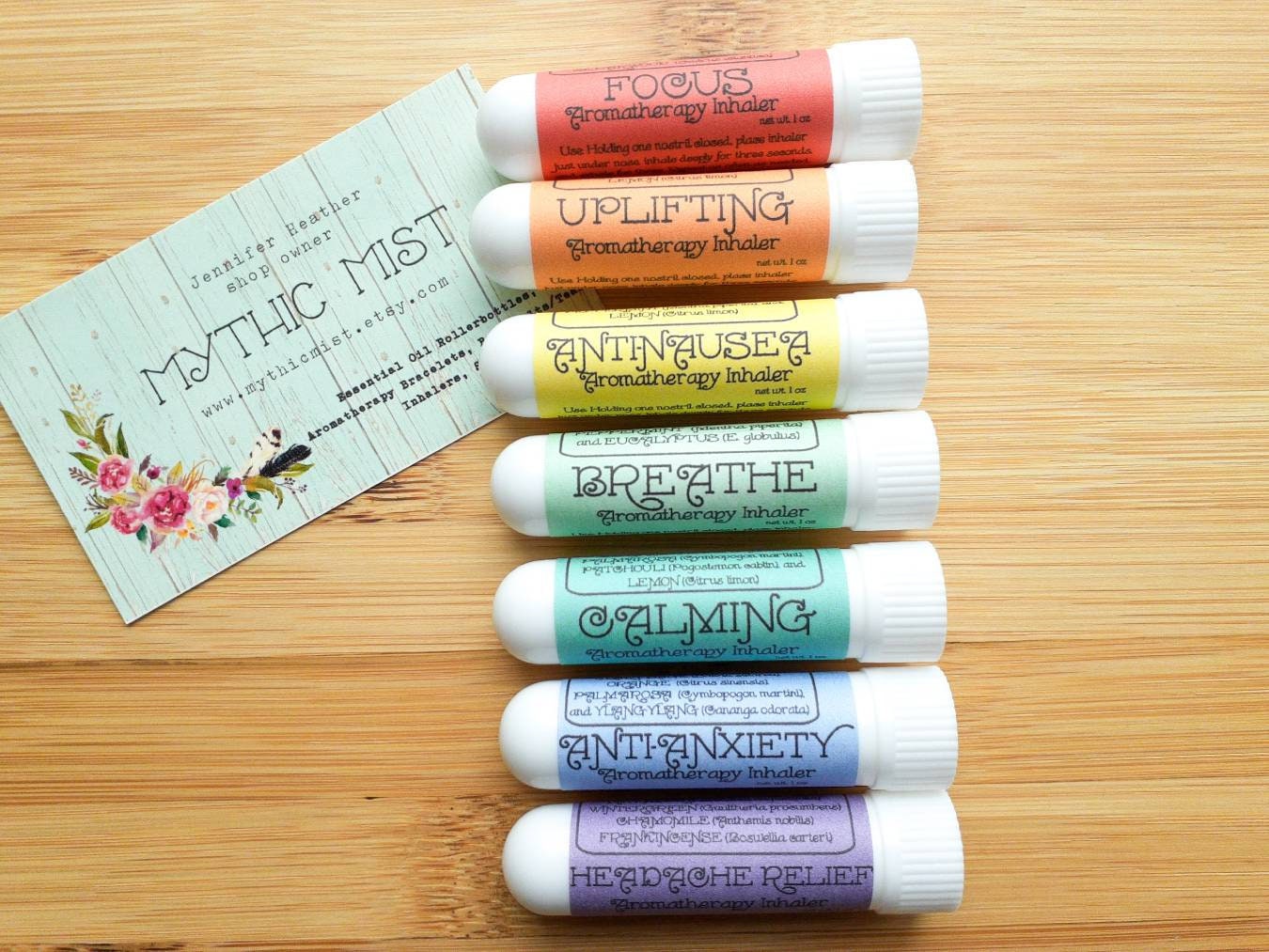 Set of 3 Aromatherapy Inhalers Essential Oil Inhalers - Etsy