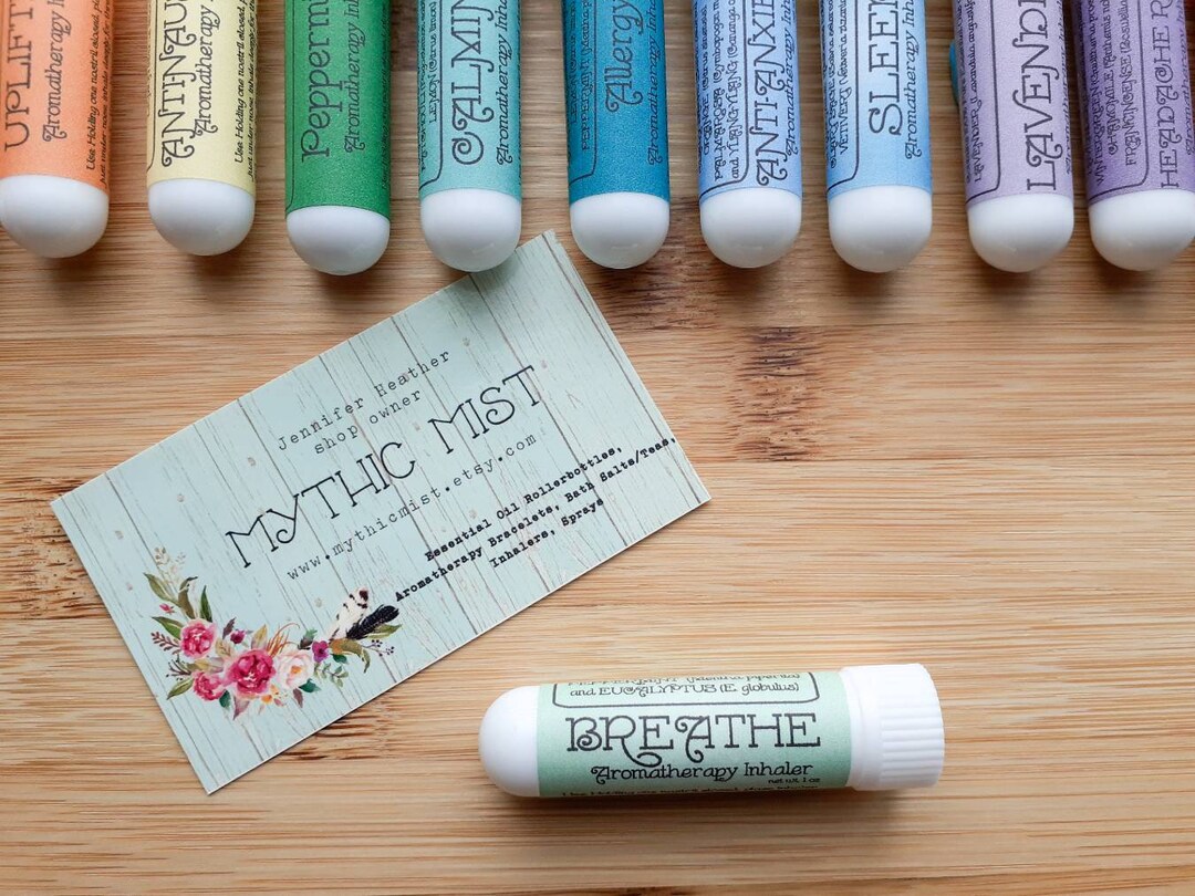 BREATHE Aromatherapy Inhaler | Unique Gift | Aromatherapy - Etsy