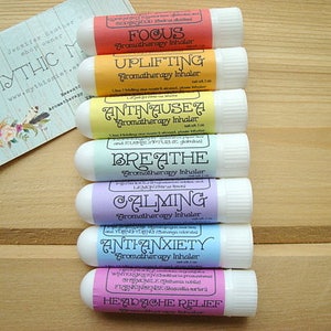 Set of 3 Aromatherapy Inhalers Essential Oil Inhalers - Etsy