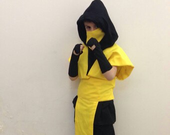 Scorpion Mortal Kombat Kids Costume - Etsy