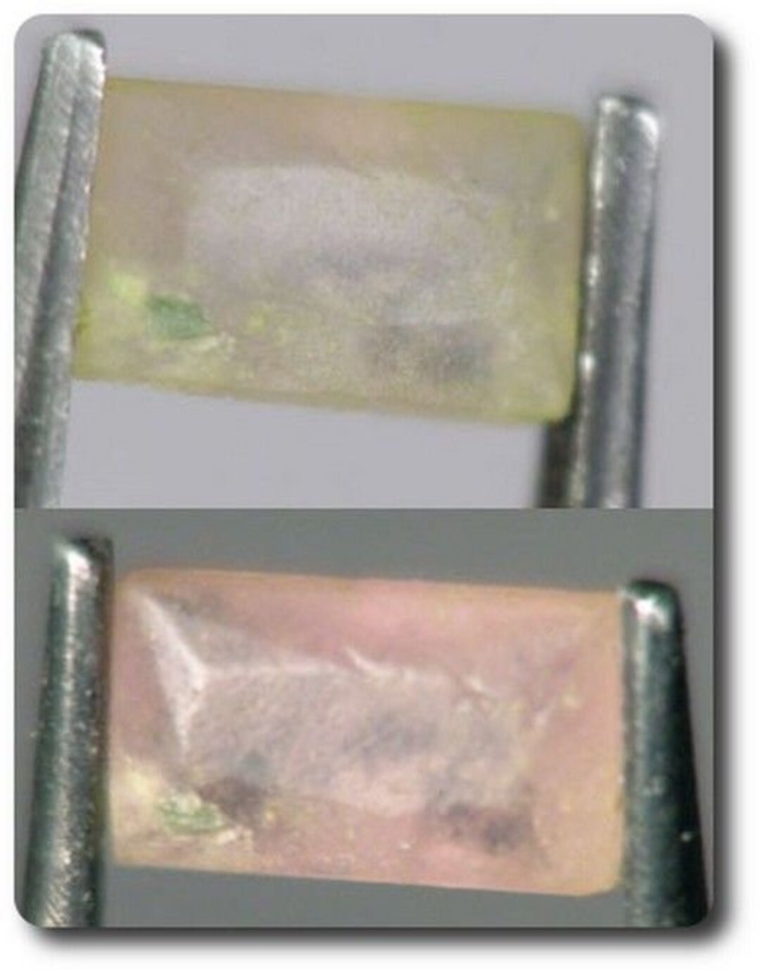 0.13 Cts COQUIMBITE COLOR CHANGING Chile, With Certificate of ...