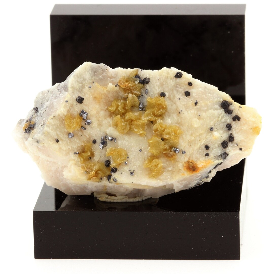 Sphalerite and Siderite on Dolomite. 104.3 Ct. Rivet Quarry, Tarn ...