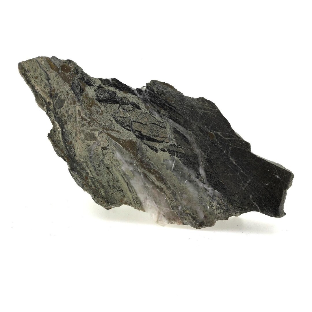 Amphibolite Sheared and Mineralized to Pyrite. 1355.1 Cts. Rhône, France. Rare, With Certificate ...