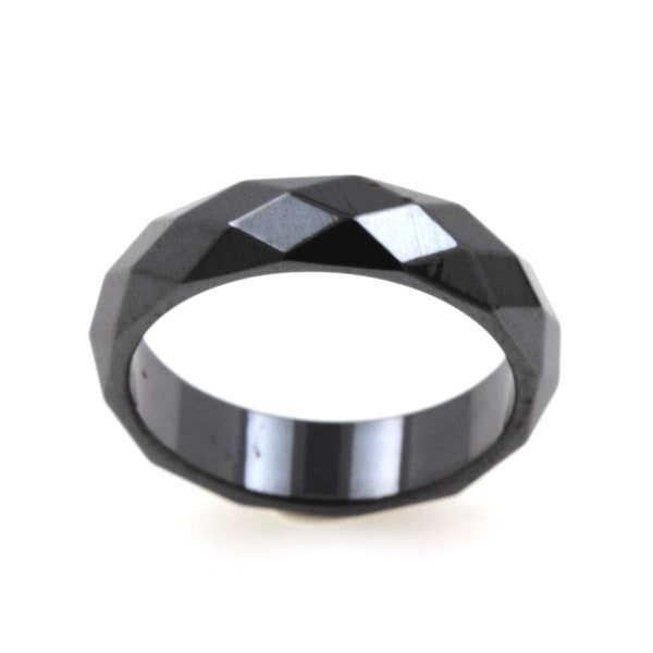 Hematite Ring - Etsy