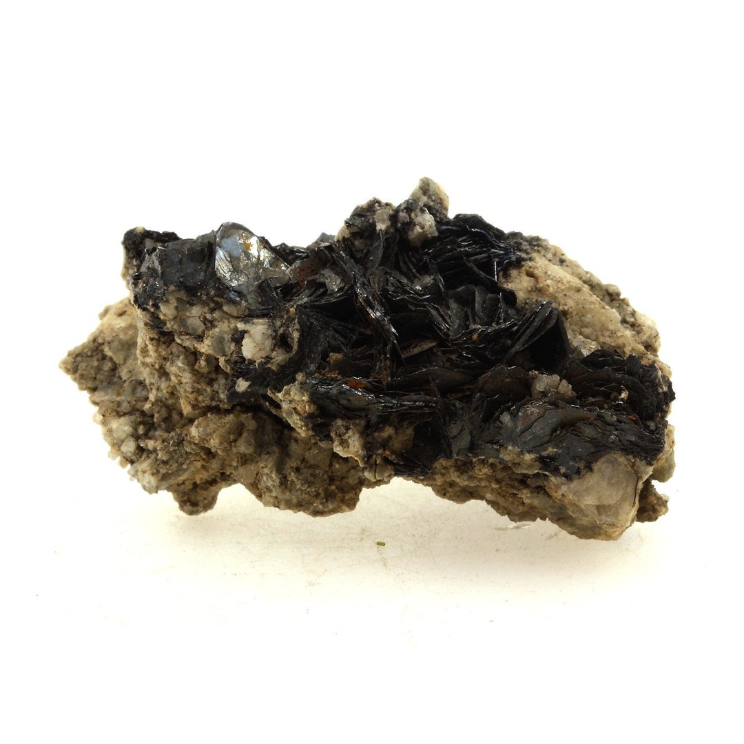 Hematite Gray Fluorite. 191.1 Ct. Mont Blanc Massif, France. Ultra Rare ...