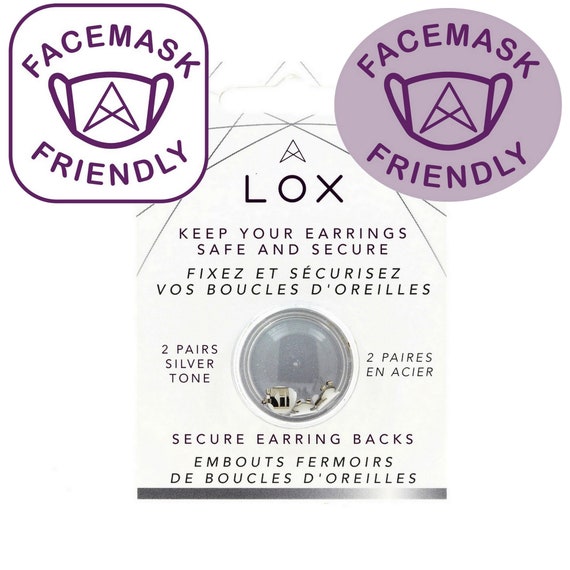 LOX Secure Clasp Earrings. Lifetime Warranty. Never Lose Your - Etsy