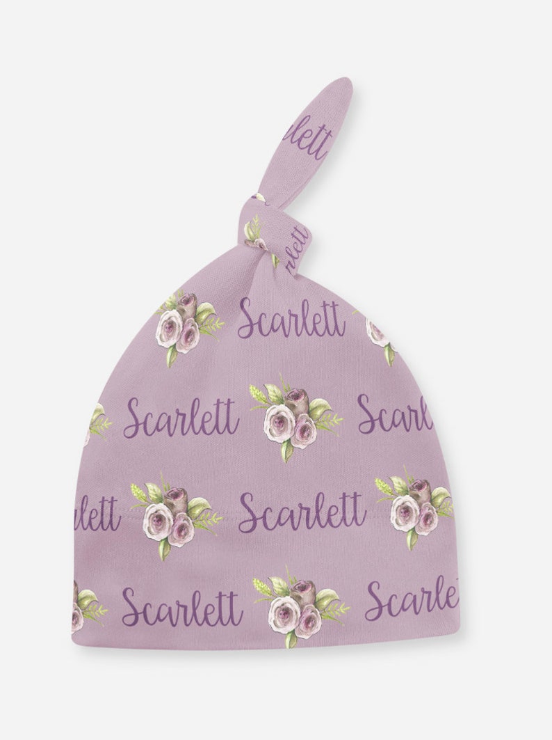 SALE Personalized Name Blanket Personalized Name Purple Rose | Etsy