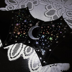 Moon Belt, Celestial Goth Belt, Pastel Goth Waist Belt, Gothic Waist ...