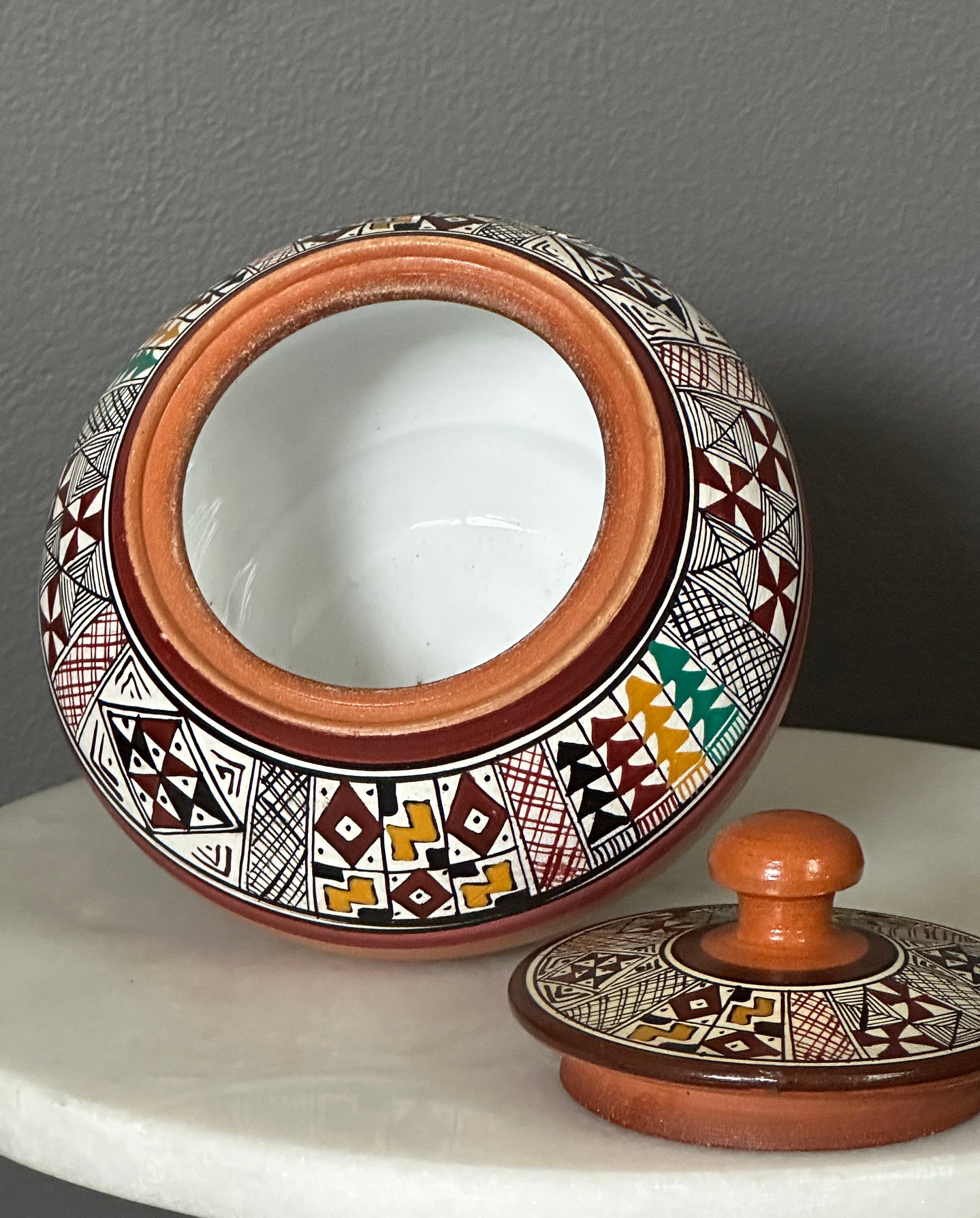 Peruvian Folk Art Red Clay Jar - Etsy