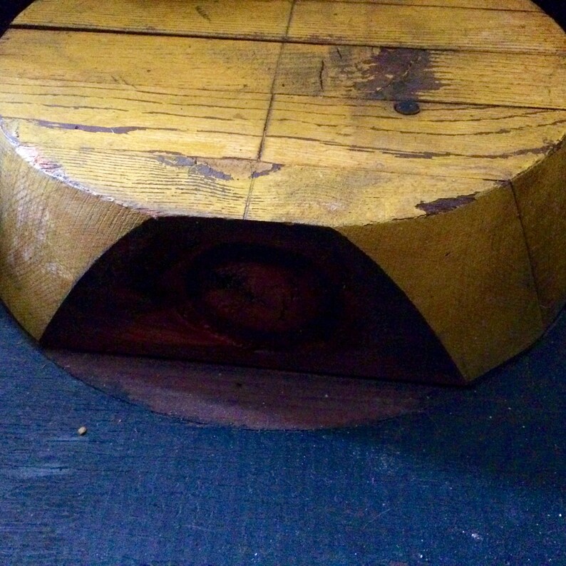 SOLD - OOAK Industrial Foundry Mold Table - Black With Yellow - Etsy