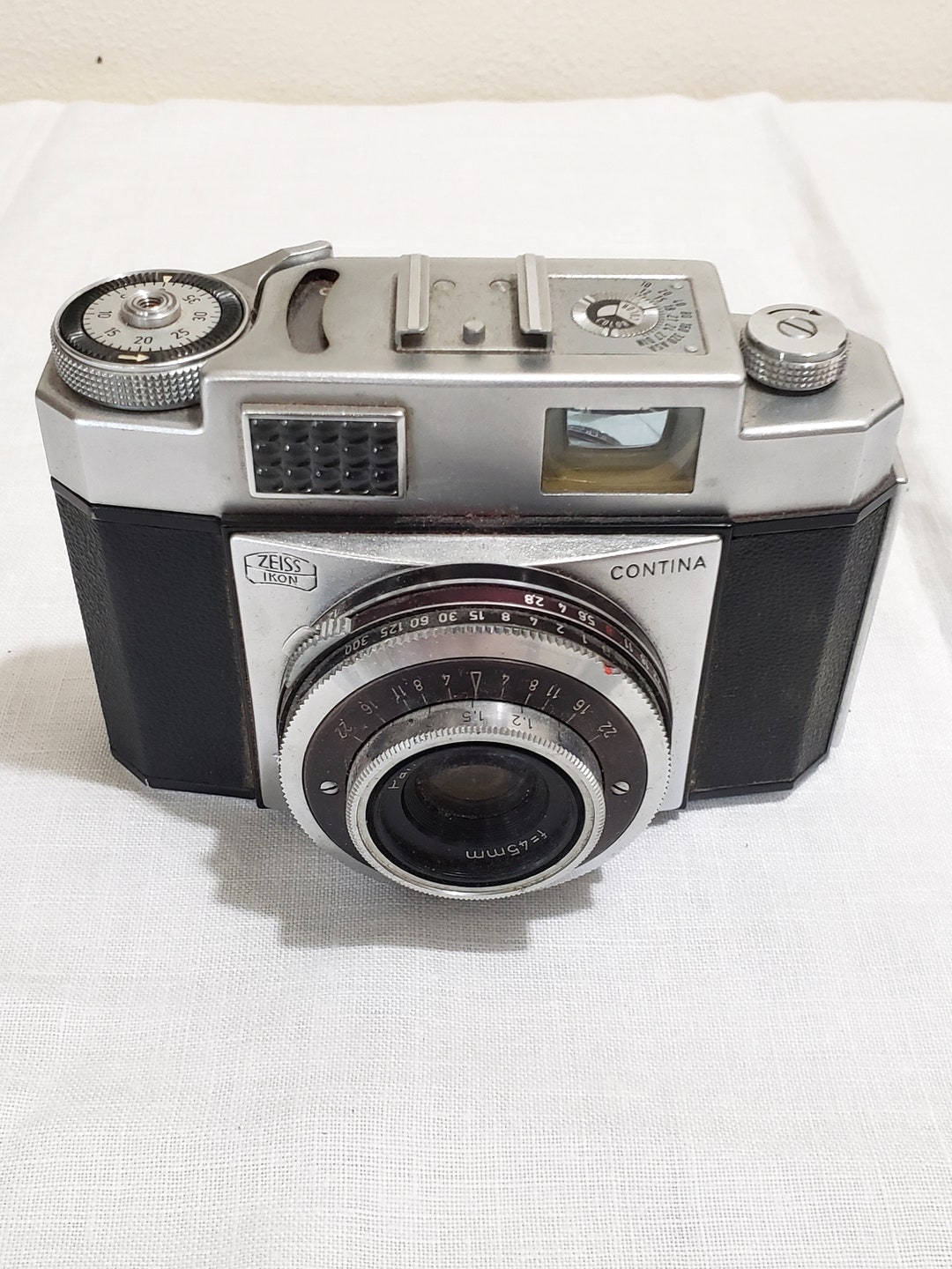 Vintage Camera Zeiss Ikon Contina in Leather Case 45mm 1960s - Etsy