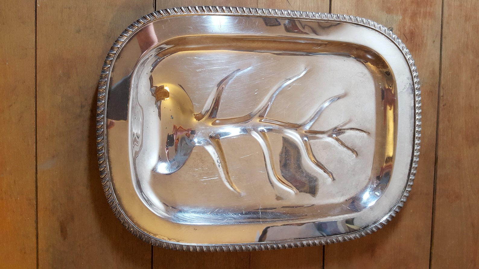 Vintage Silverplate Meat Tray Silver Plate Sheets R S Co Rockford ...