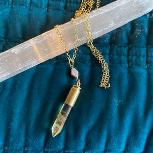 Quartz Shell Casing Necklace: as Seen on Lainey Wilson / Western ...