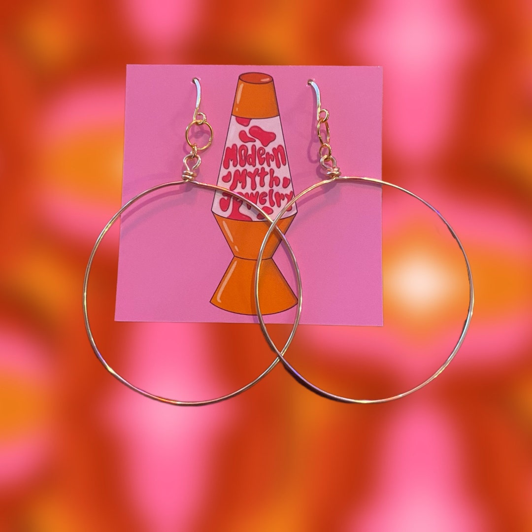 Daisy Jones Inspired Hoops/ Hoop Earrings / 70s Hoop Earrings - Etsy