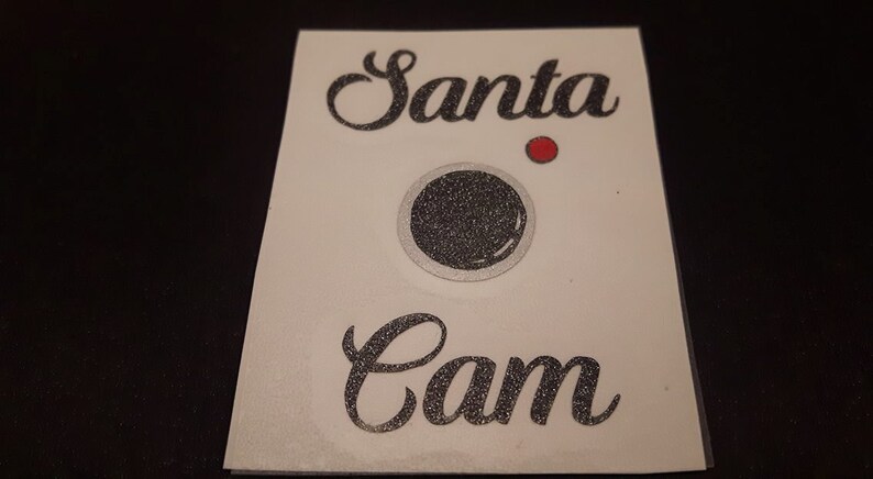 Santa Cam Camera Bauble , Vinyl Decals/stickers DIY Christmas - Etsy