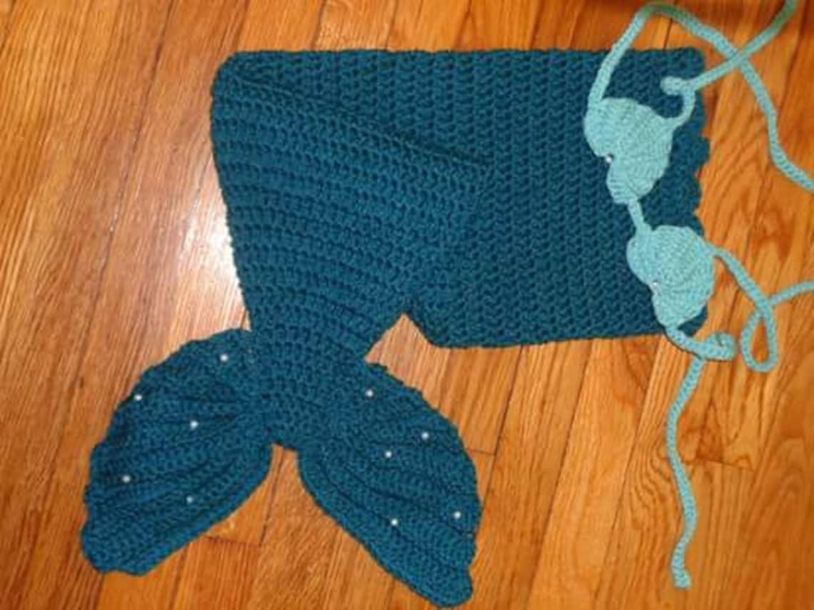 Mermaid Tail and Top - Etsy