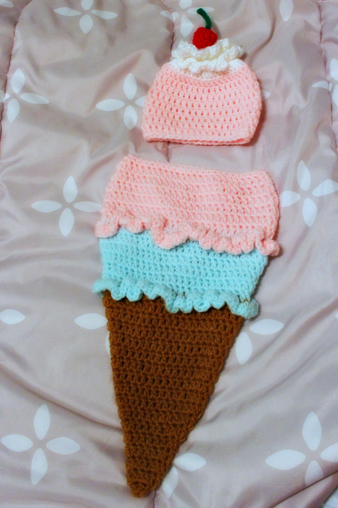 PATTERN: Ice Cream Cone Cocoon - Etsy