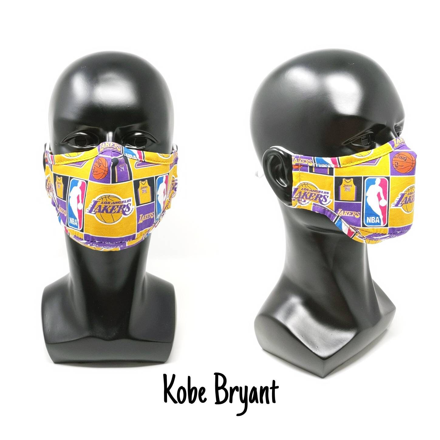 Los Angeles Lakers NBA Face Mask Adjustable Reusable With | Etsy
