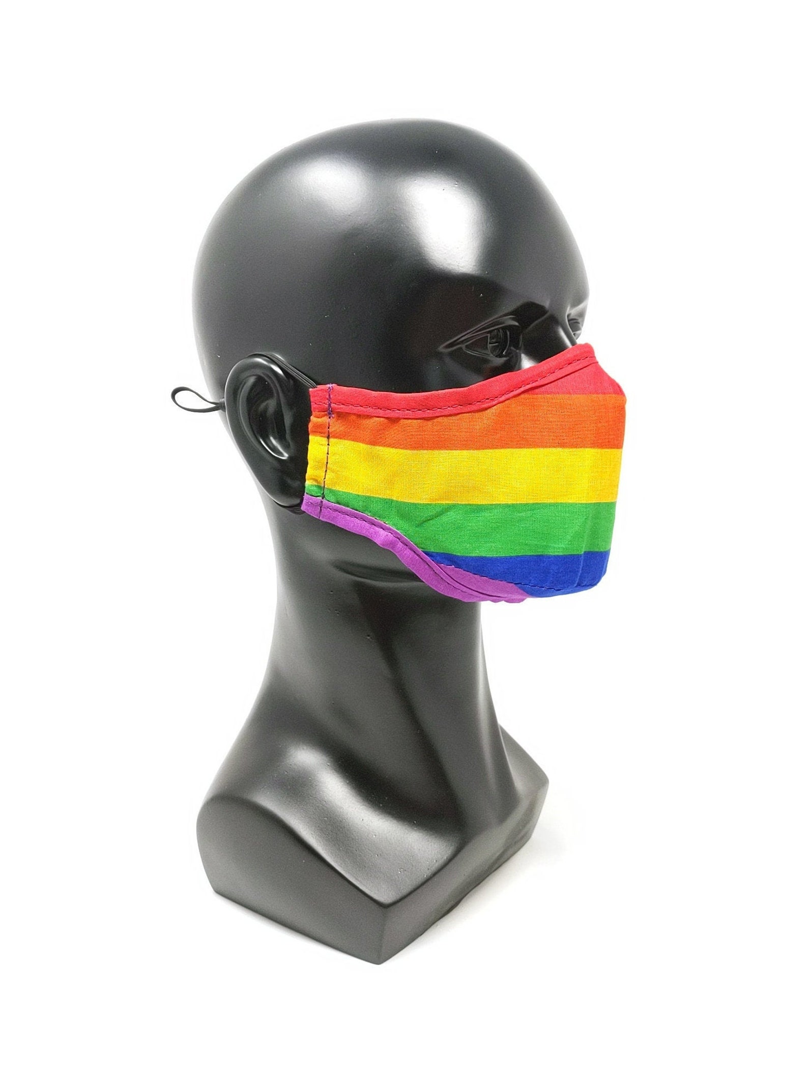 Rainbow Pride Flag Face Mask Washable With Filter Nose | Etsy