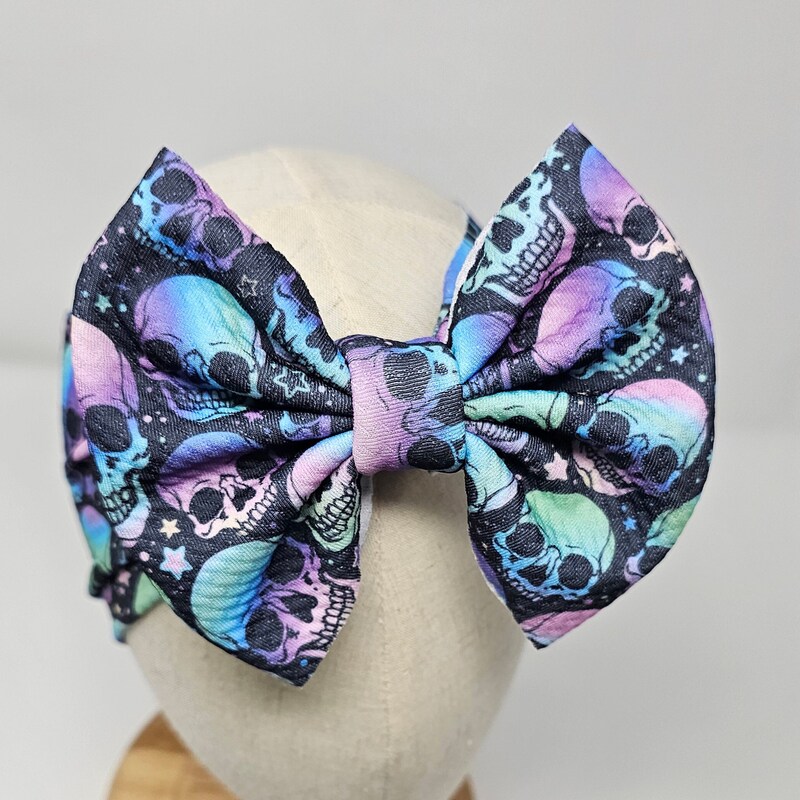 Black Skull Bow Tie - Etsy