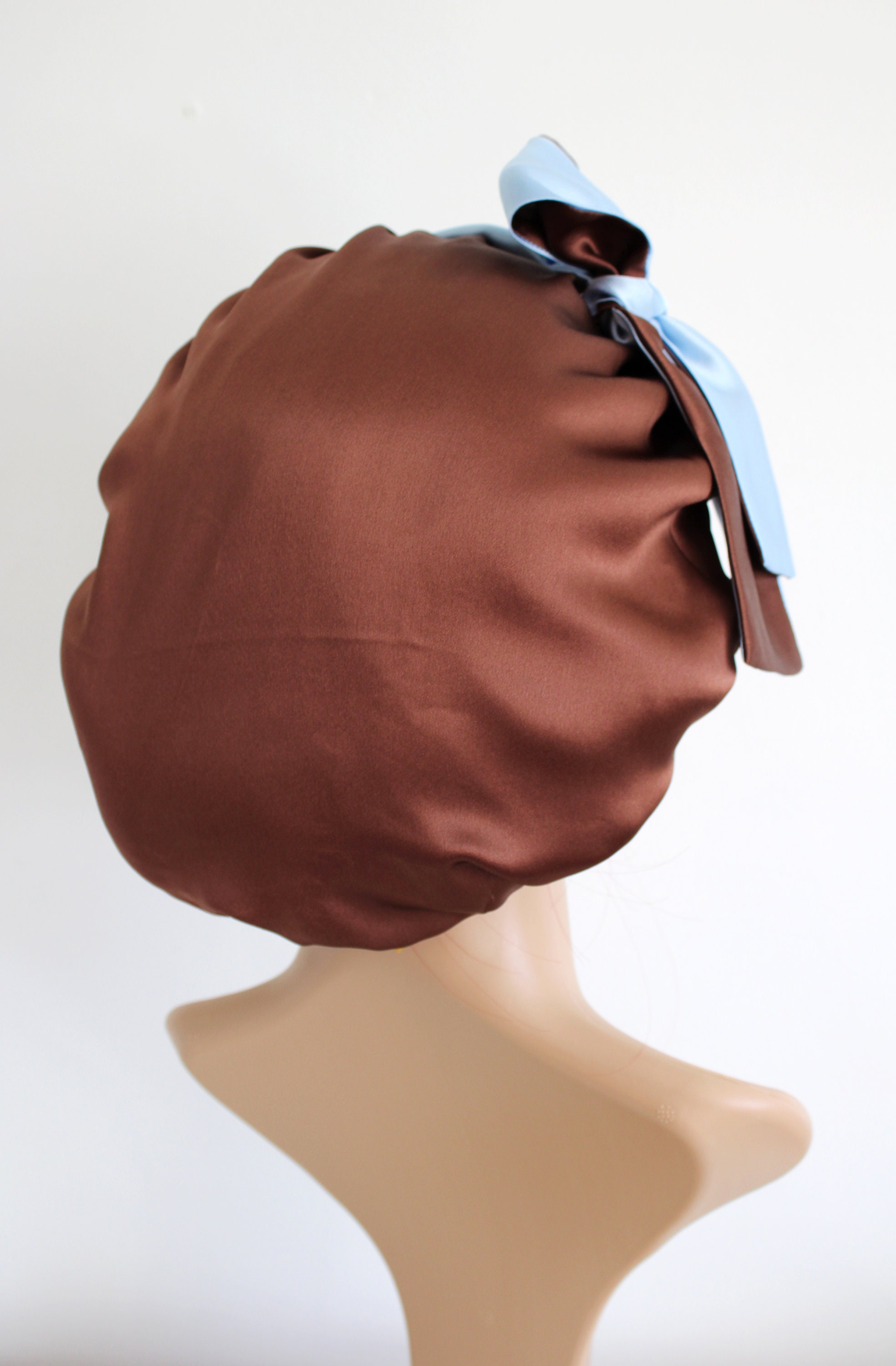 Pure Silk Reversible Sleep Bonnet - Etsy