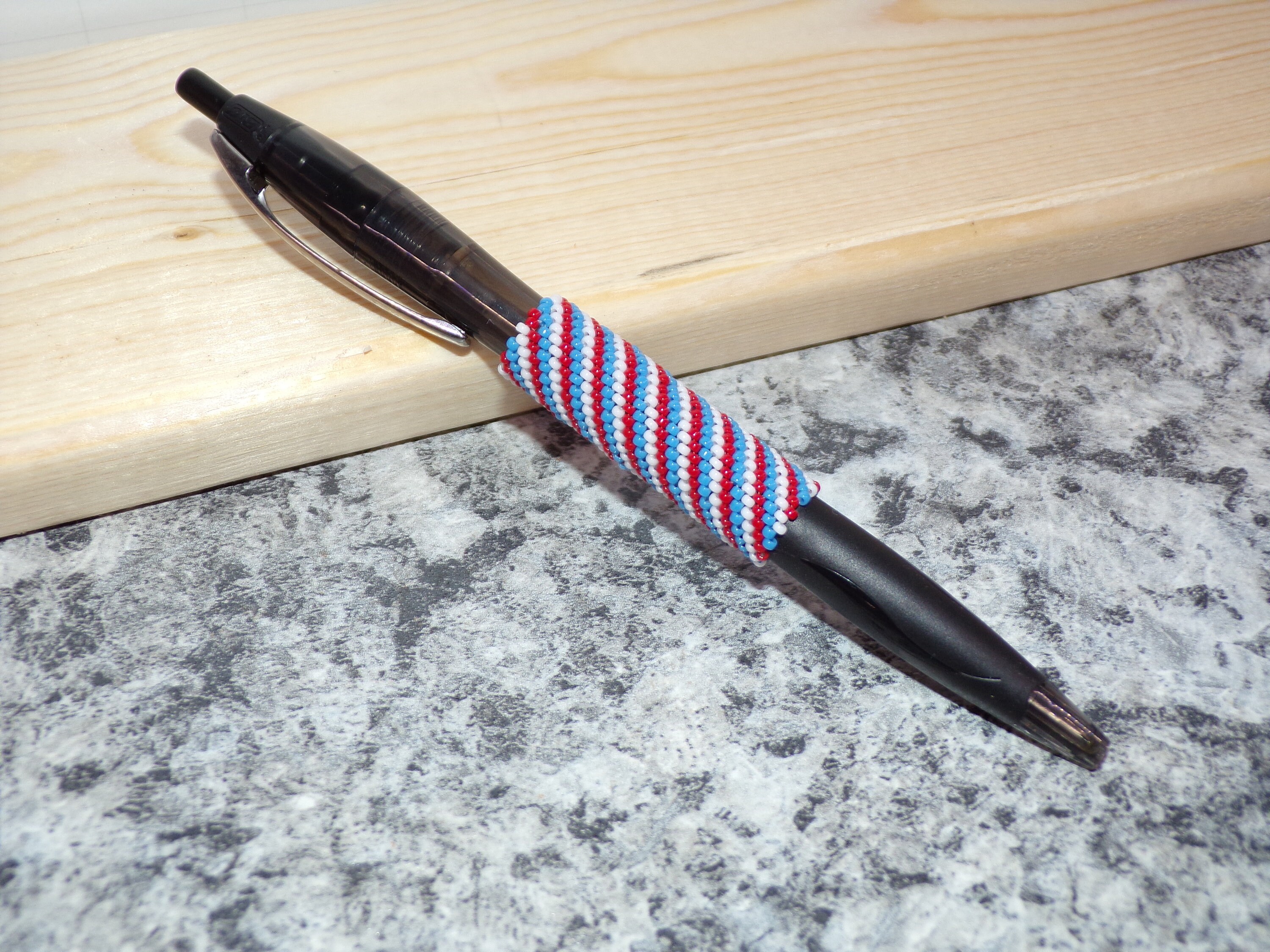 Hand Beaded Retractable Pen - Etsy