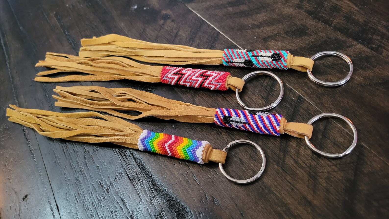 Beaded Keychains - Etsy
