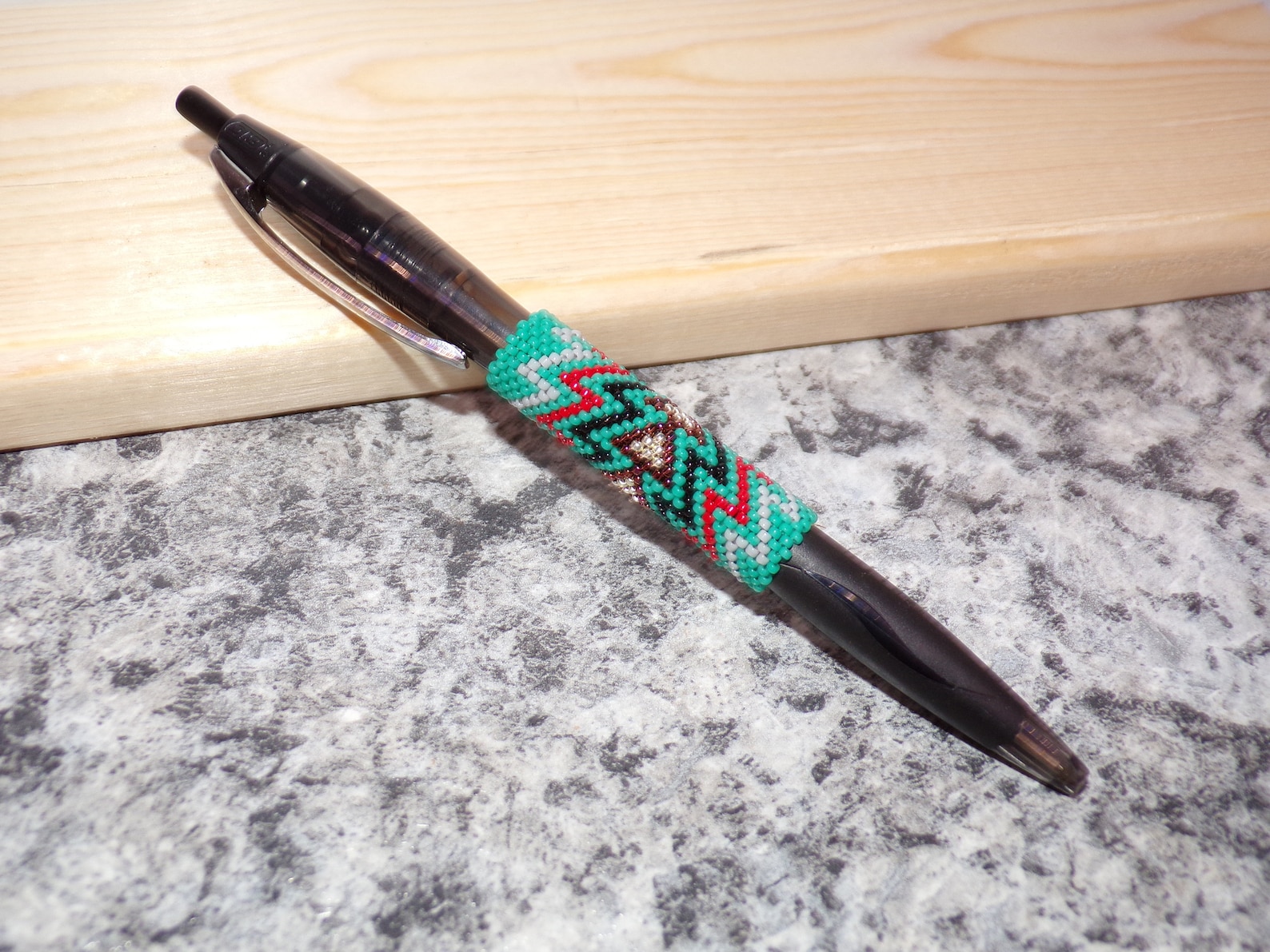 Hand Beaded Retractable Pen - Etsy