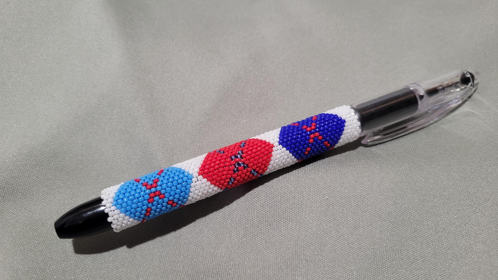 Beaded Pen With Cap - Etsy