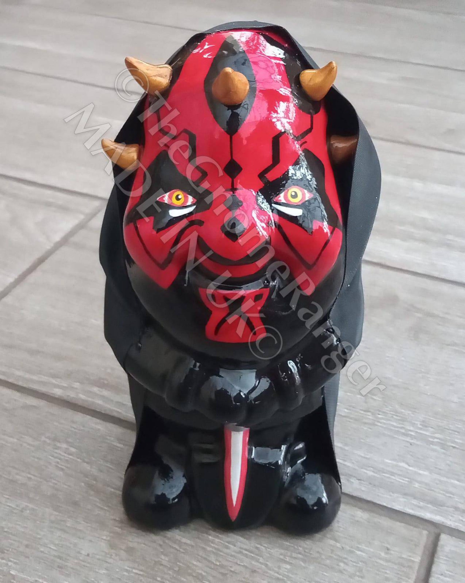 Custom Darth Maul Style Star Wars Unique Hand Painted Garden - Etsy