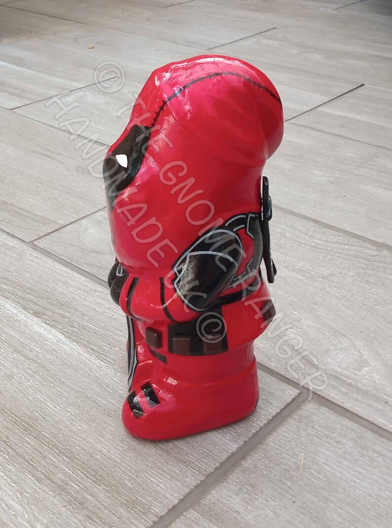 Custom Deadpool Style Marvel Superhero Unique Hand Painted - Etsy