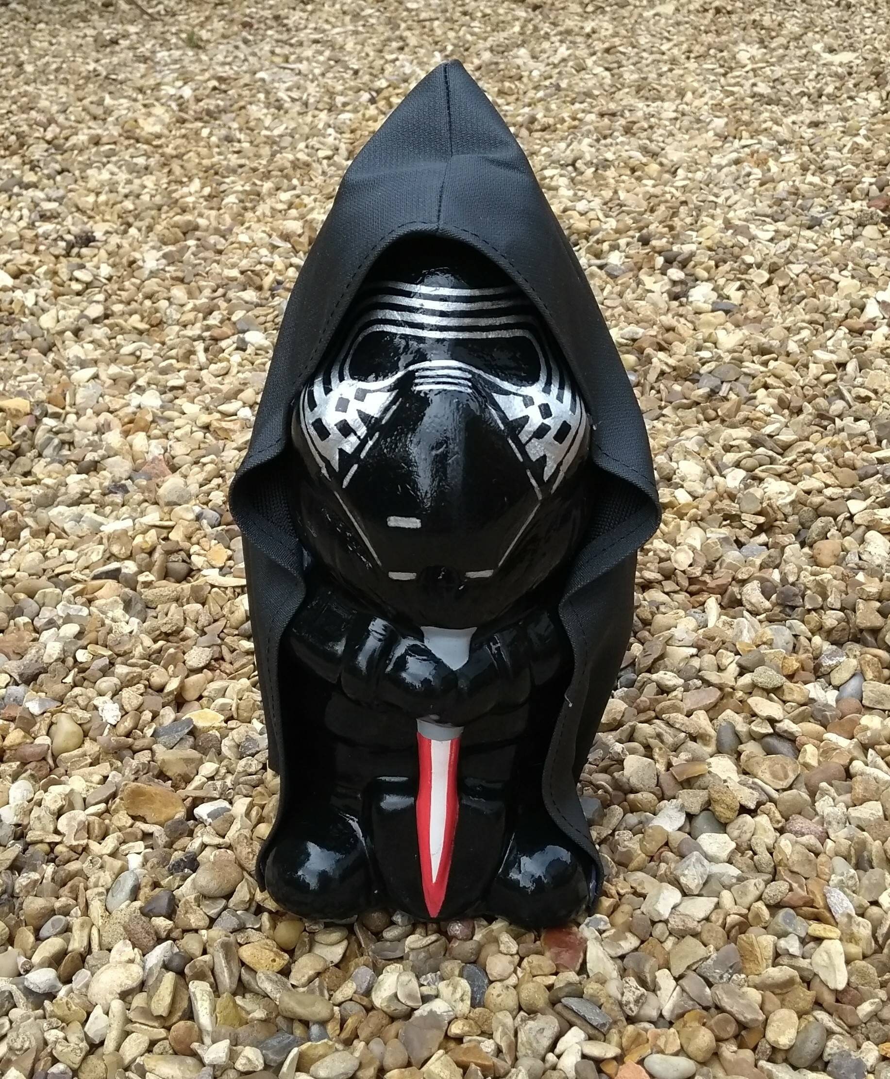 Custom Kylo Ren style Star Wars unique hand painted garden | Etsy